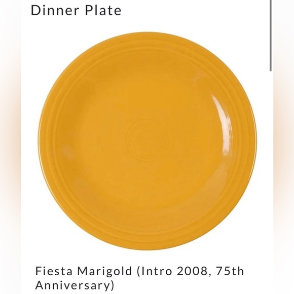 Fiesta | Kitchen | Fiesta Marigold 5 Piece Place Setting Vintage 75th ...
